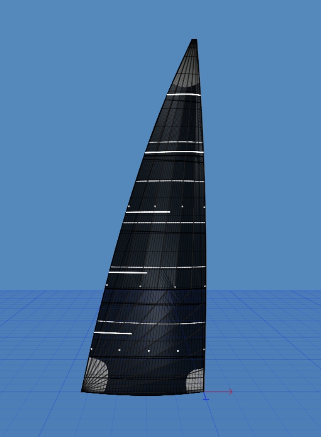 RADIAL LAMINATED MAINSAIL – LOONG SAILS-UK LIMITED